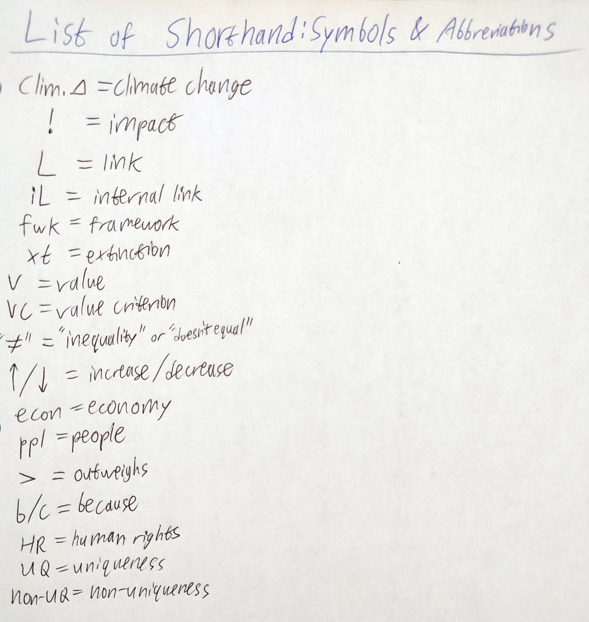 Flowing – LD Debate Prep