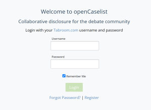 Disclosure – LD Debate Prep