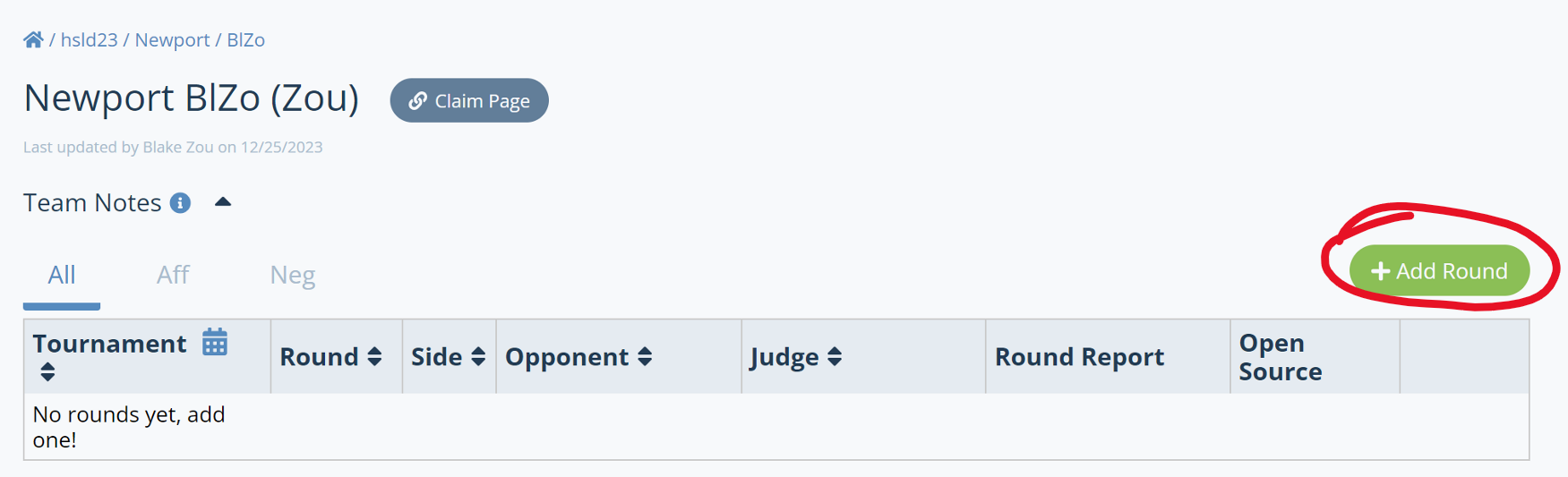 Disclosure – LD Debate Prep
