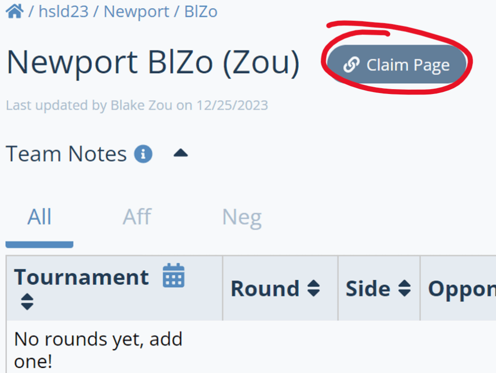 Disclosure – LD Debate Prep