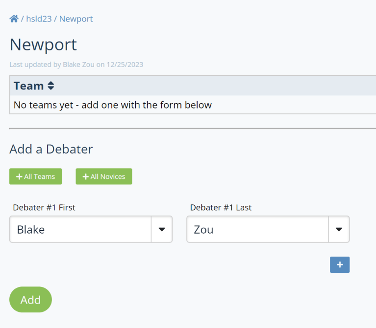 Disclosure – LD Debate Prep